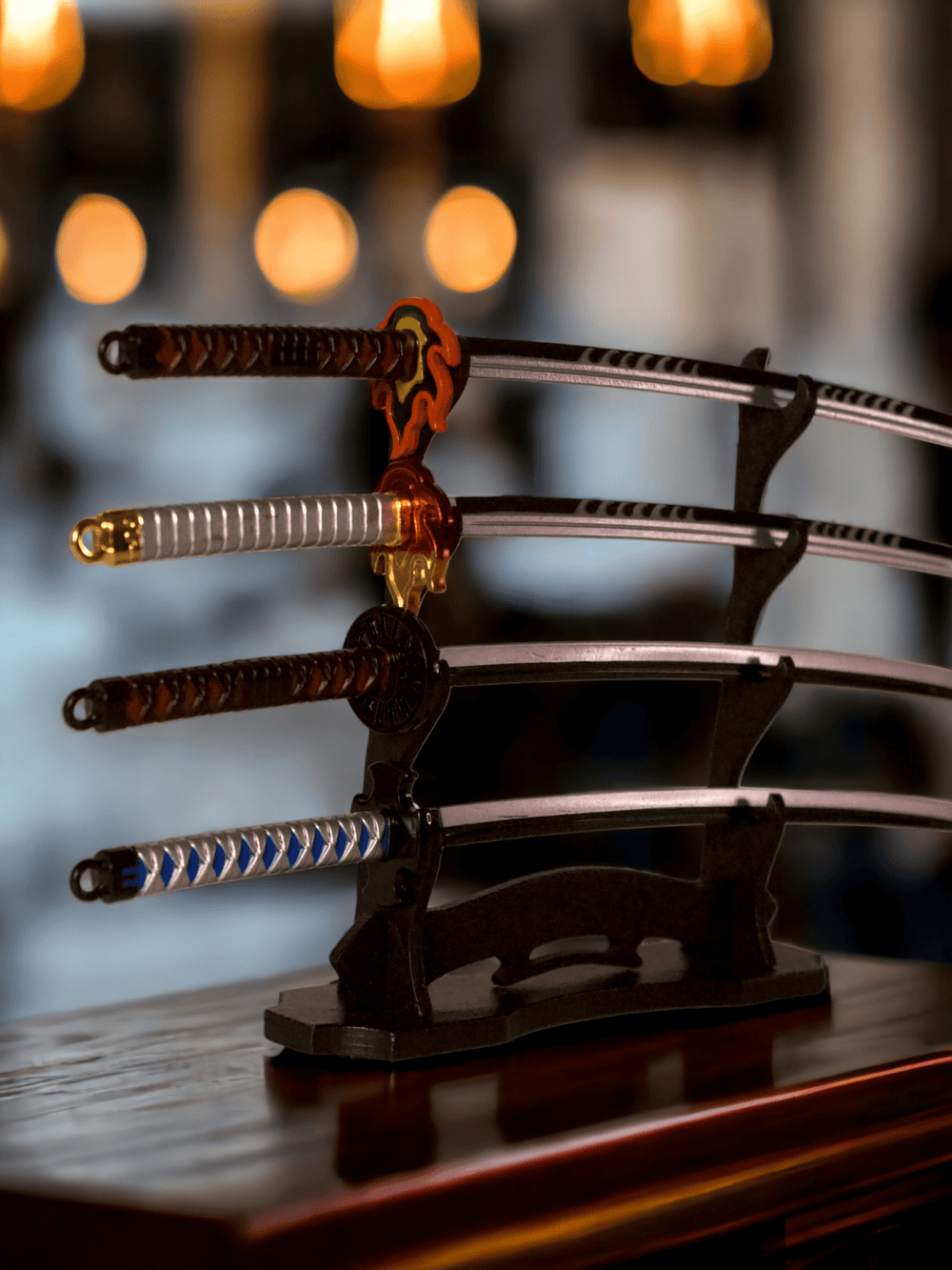 Tanjiro's Katanas + Display Stand Bundle | Demon Slayer