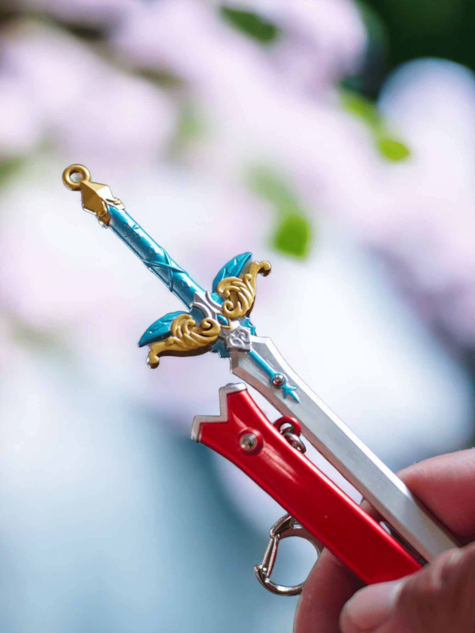 Pop-Up Katana Anime Keychains - Asuna's Glaring Light | Sword Art Online