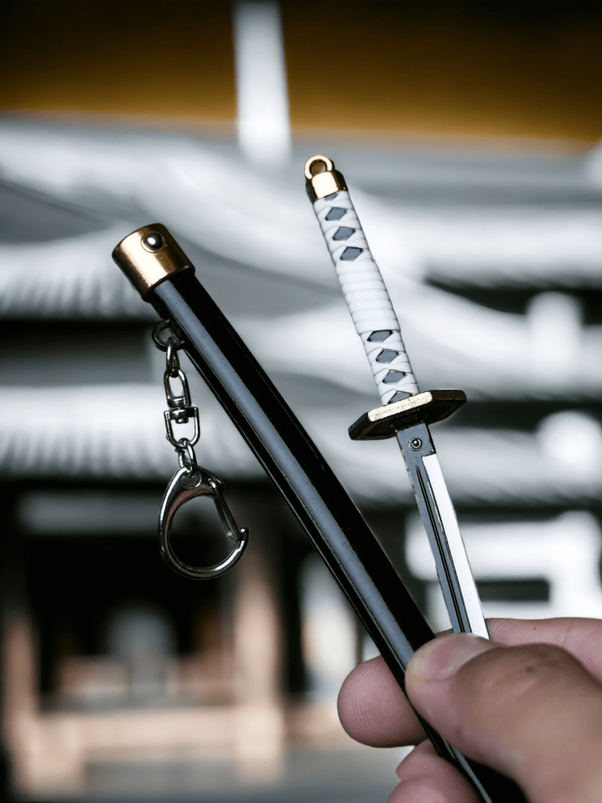 Pop-Up Katana Anime Keychains - Sabito's Nichirin | Demon Slayer