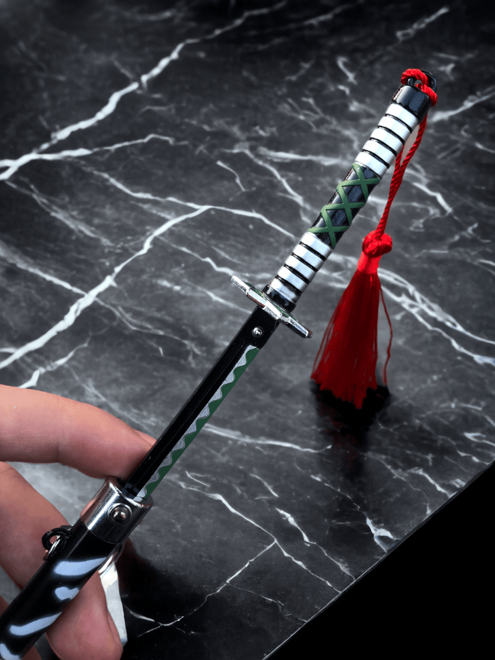 Pop-Up Katana Anime Keychains - Sanemi's Nichirin | Demon Slayer