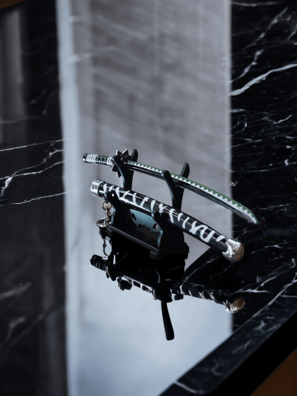 Pop-Up Katana Anime Keychains - Sanemi's Nichirin | Demon Slayer